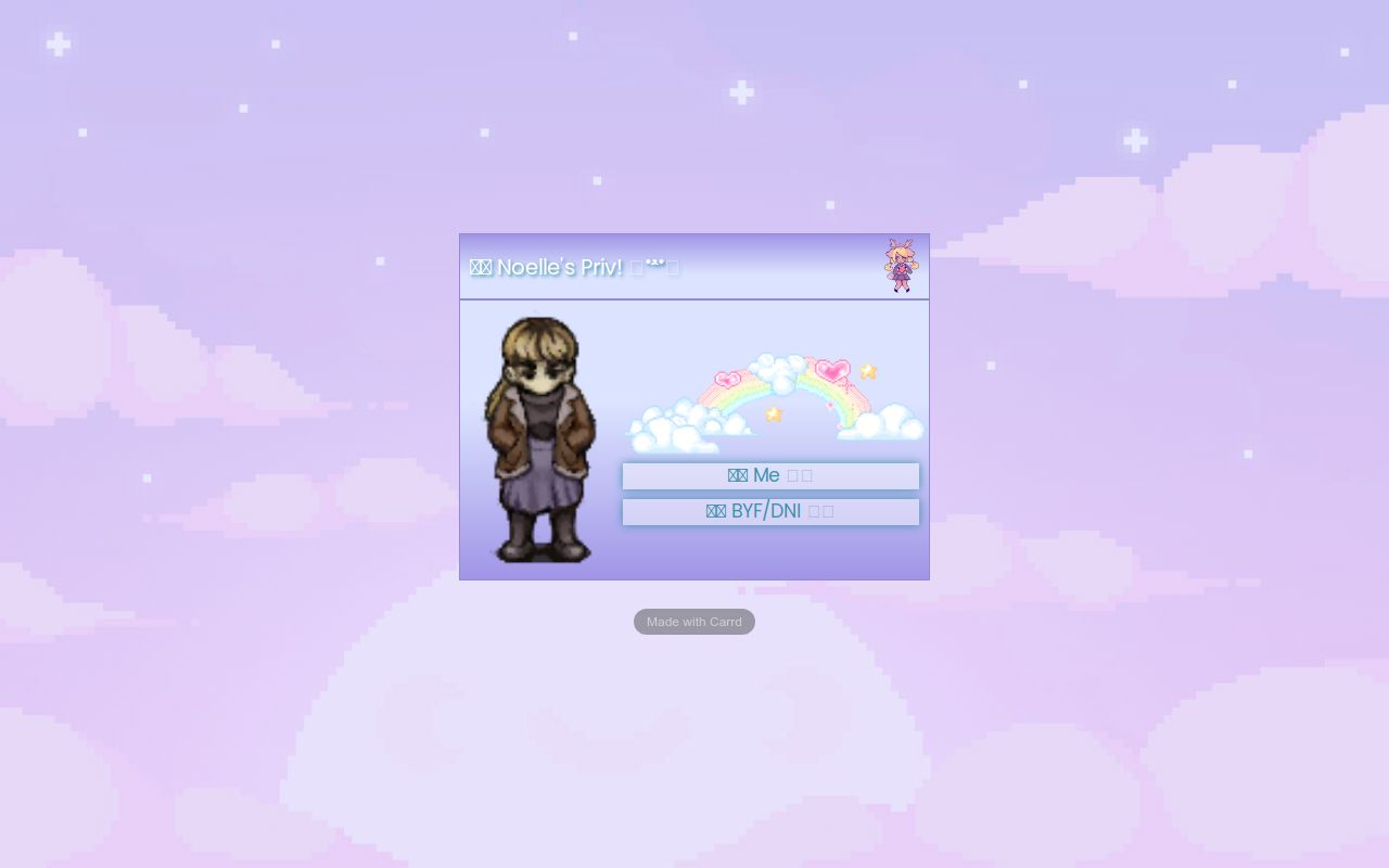 ୨୧ Noelle's Card ฅ^•ﻌ•^ฅ